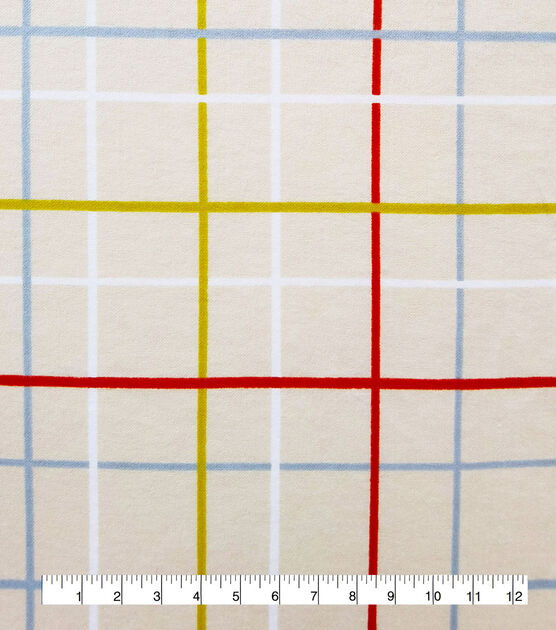 Abc Plaid Nursery Flannel Fabric By Lil Pop Joann
