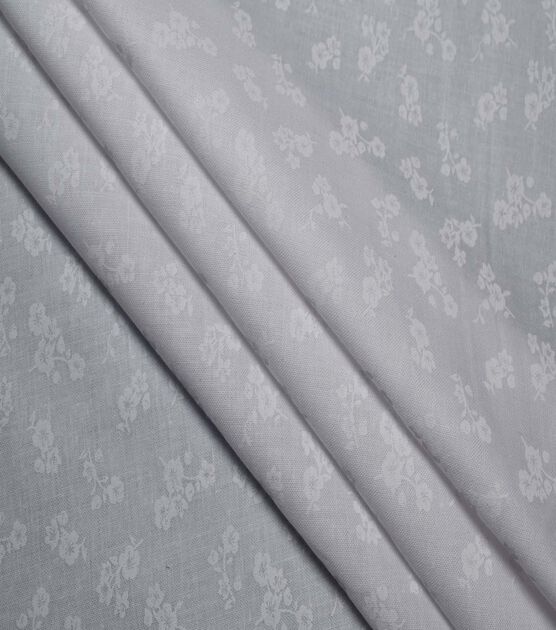 Floral Bouquets On White Cotton Fabric By Quilters Showcase Joann