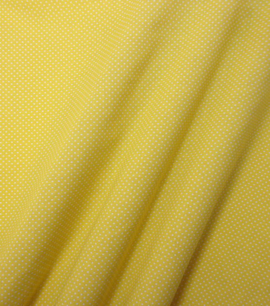 Pin Dots On Sun Yellow Quilt Cotton Fabric By Quilters Showcase Joann