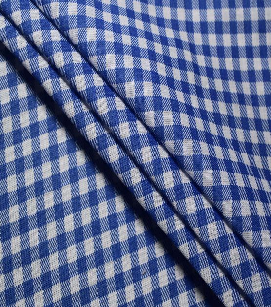 Royal Blue Gingham Craft Cotton Fabric By Happy Value Joann