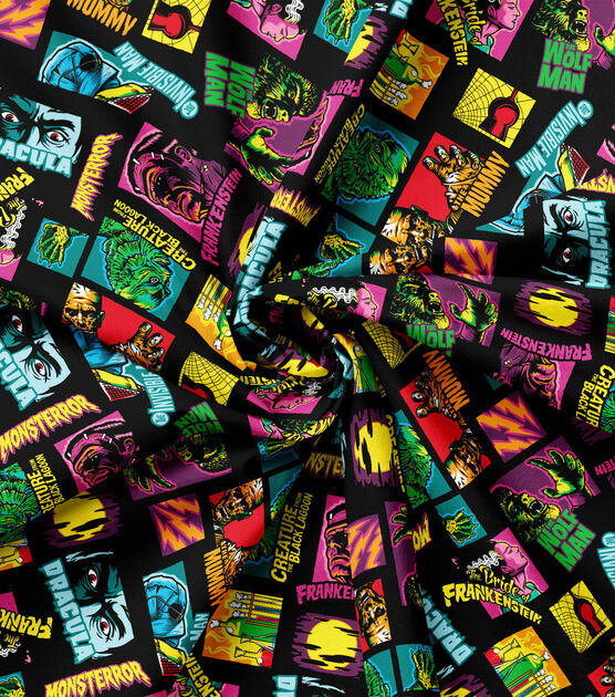 Monster Pop Movies Halloween Cotton Fabric Joann