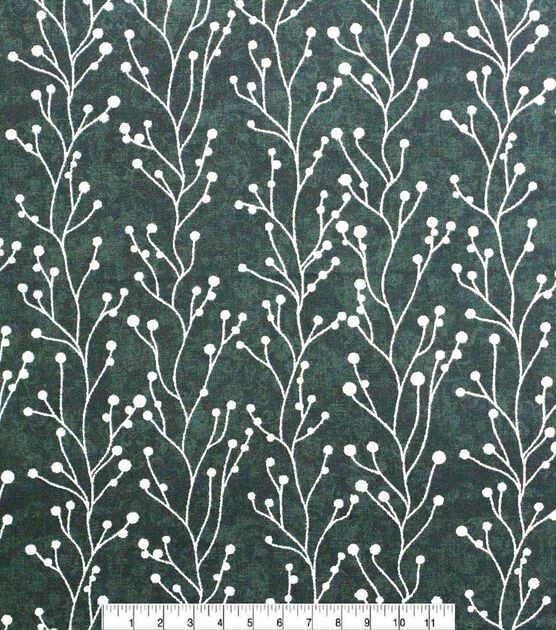Green Woodsy Cotton Canvas Fabric Joann
