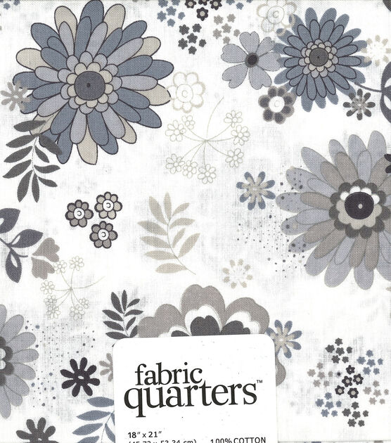 White Fabric Quarter Assorted
