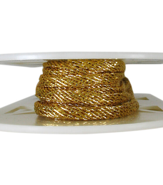 Gold Metallic File Braid Trim Joann
