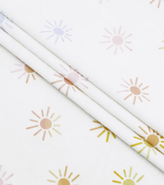 Watercolor Suns Nursery Soft And Minky Fabric Joann