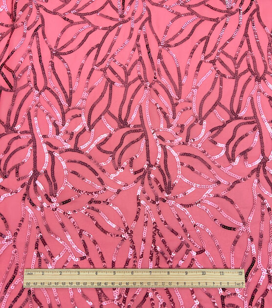 Pink Sequin Chiffon Fabric Joann