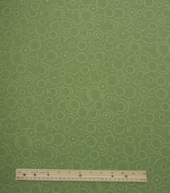 Celery Green Circles Quilt Cotton Fabric By Quilters Showcase Joann