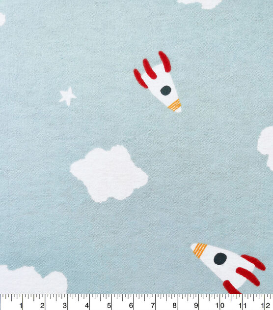 Abc Rocket Cotton Flannel Nursery Fabric By Lil Pop Joann