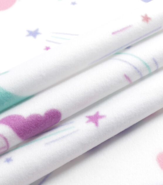 Colorful Unicorns Blizzard Prints Fleece Fabric Joann