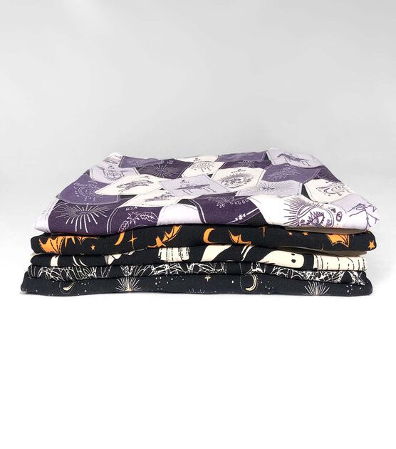 Creepy Webs On Black Halloween Double Brush Jersey Knit Fabric Joann