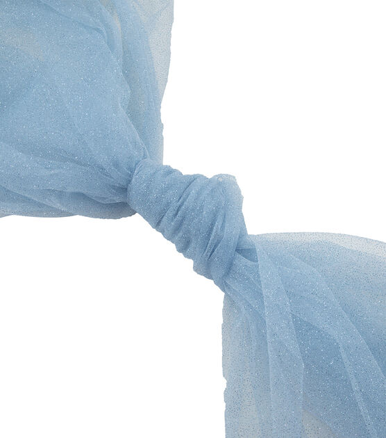 Glitter Blue Tulle Apparel Fabric Joann