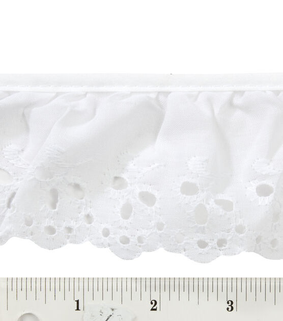 Simplicity Eyelet Floral Trim 263x30 Joann