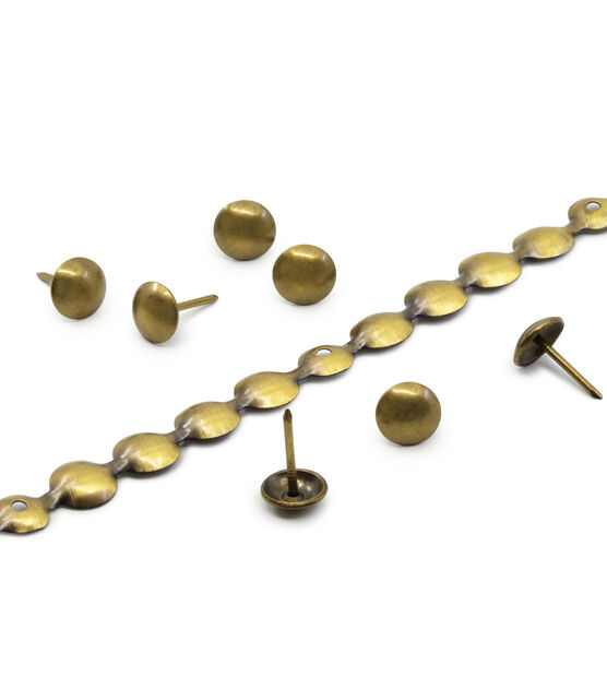 Nailhead Trim Ant Gold 5 Yds