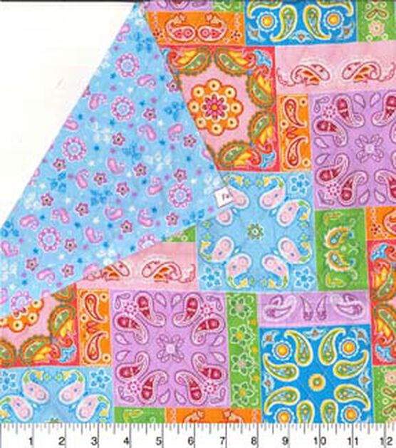 Fabric Traditions Patchwork Double Face Quilted Cotton Fabric Joann