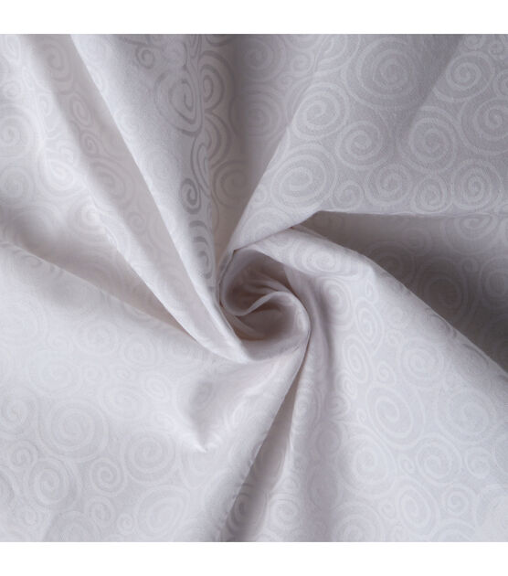 White Swirls Quilt Cotton Fabric By Quilters Showcase Joann