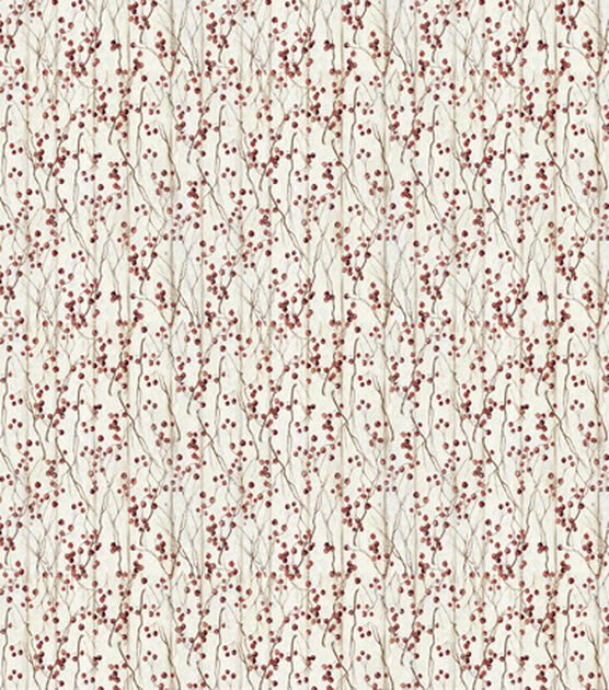Springs Creative Winter Berries Christmas Cotton Fabric Joann