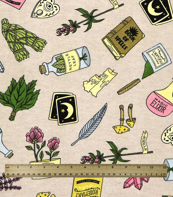 Pink Magic Icons And Potion Super Snuggle Flannel Fabric Joann