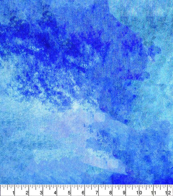 18 X 21 Blue Blender Cotton Fabric Quarter 1pc By Keepsake Calico Joann