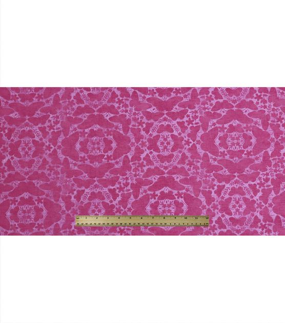108 Pink Tonal Butterflies Wide Flannel Fabric Joann