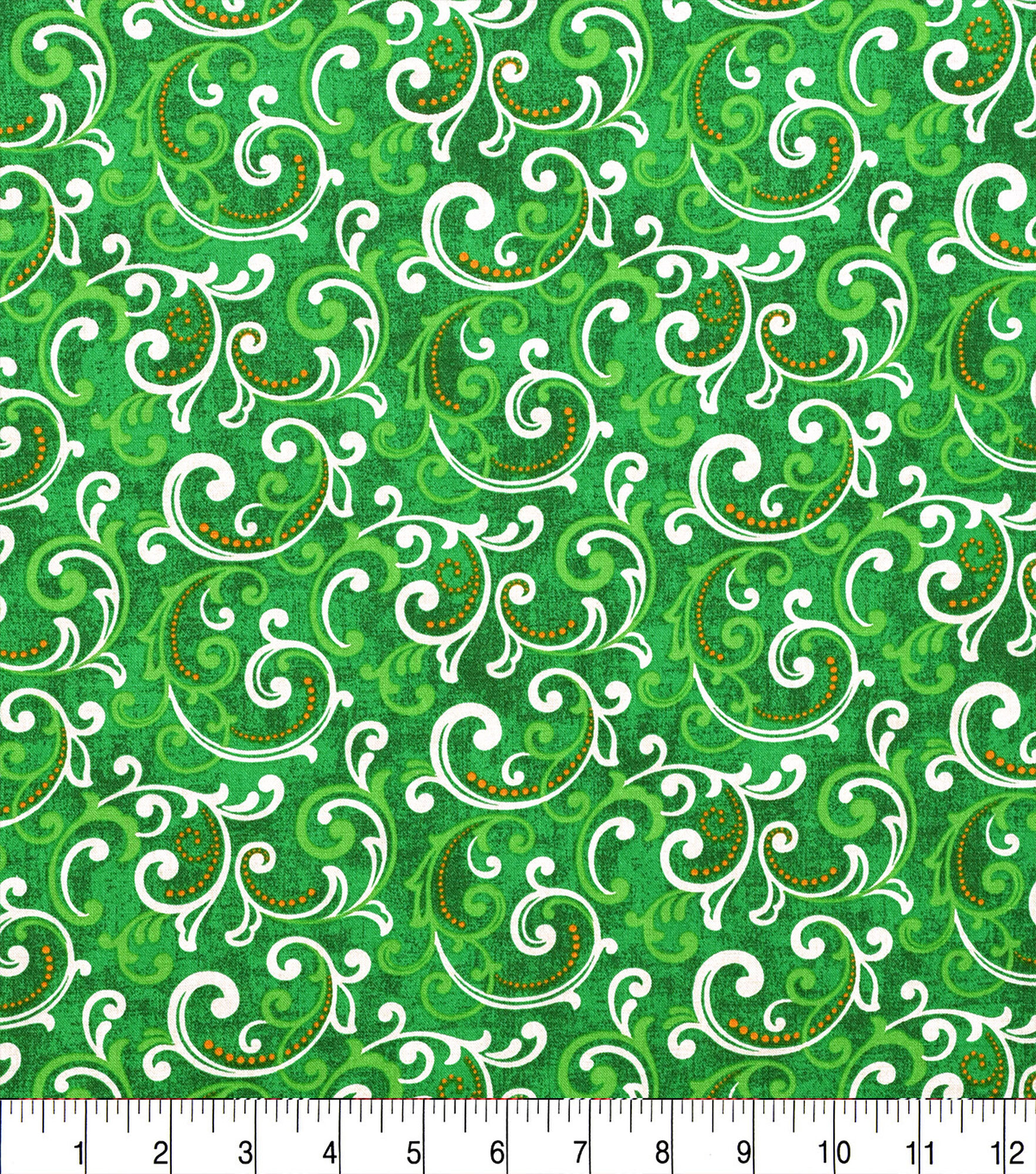 Scrolls Christmas Cotton Fabric Joann