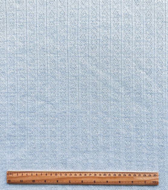 Blue Hearts Pointelle Knit Fabric By Pop Joann