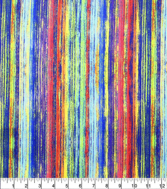 Multicolor Blurred Stripes Quilt Cotton Fabric By Keepsake Calico Joann