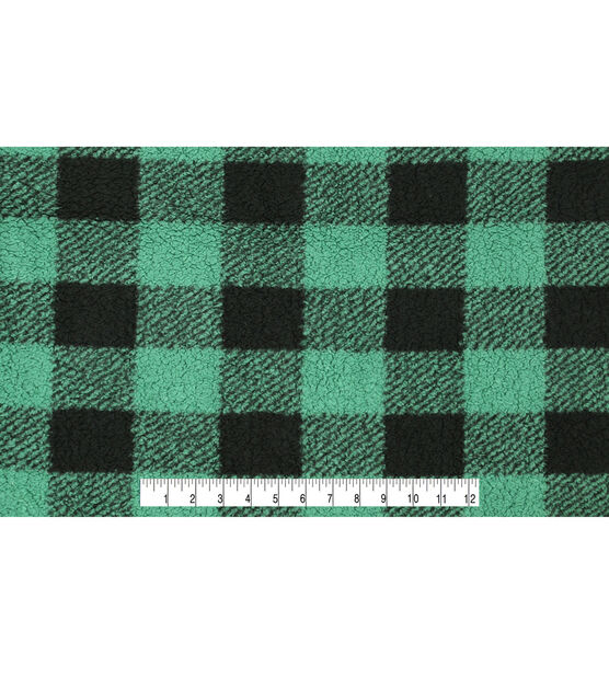 Green And Black Plaid Sherpa Fabric Joann