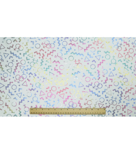 Rainbow Pride Icons On White Pure Plush Fleece Fabric Joann