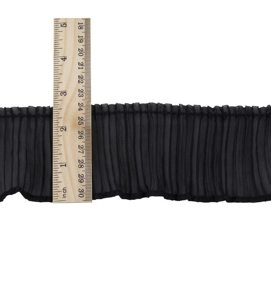 Yaya Han Sew On Pleated Black Trim Joann