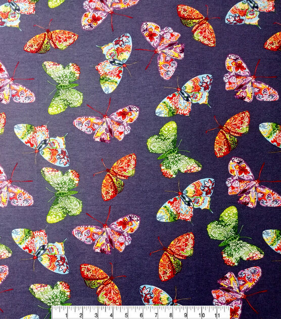 Multicolor Butterflies Super Snuggle Flannel Fabric Joann