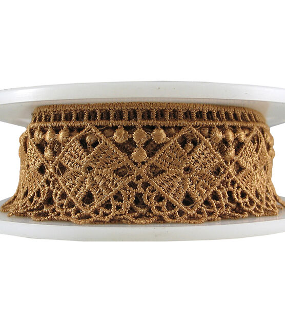 Cinnamon Venice Lace Trim Joann
