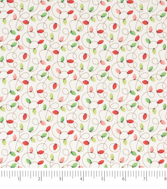Singer 18 X 21 String Lights Christmas Cotton Fabric Quarter 1pc Joann