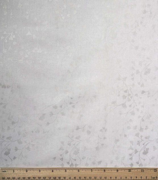 White Vines Marble Quilt Foil Cotton Fabric By Keepsake Calico Joann