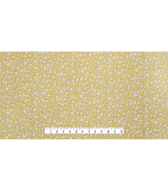 Tiny Daisy Yellow 108 Wide Flannel Fabric Joann