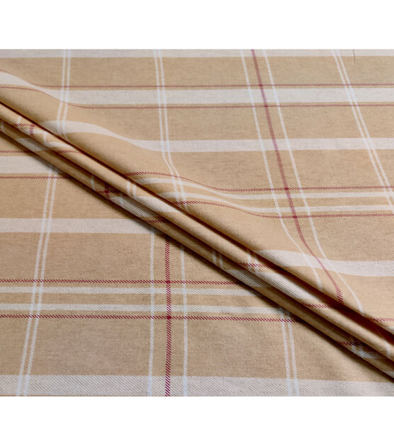 Brown Plaid Super Snuggle Flannel Fabric Joann