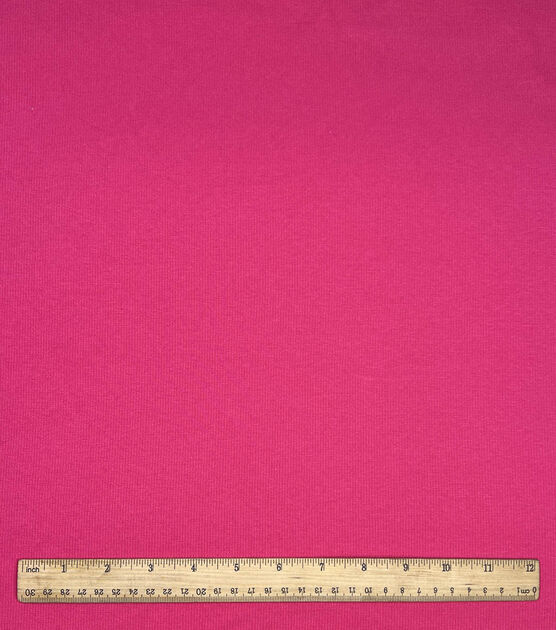 Juicy Couture Hot Pink Rib Knit Fabric Joann
