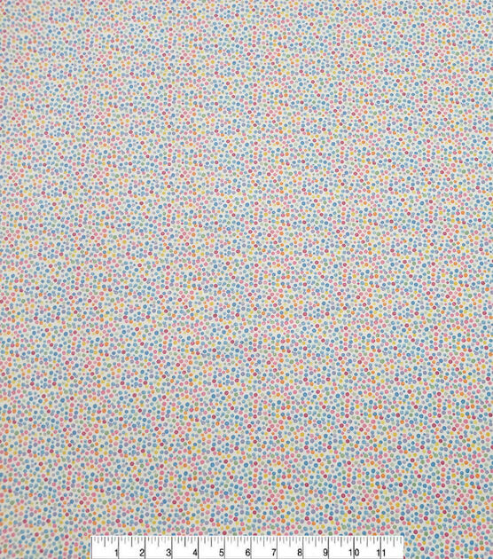 Multicolor Watercolor Dots Cotton Fabric By Keepsake Calico Joann