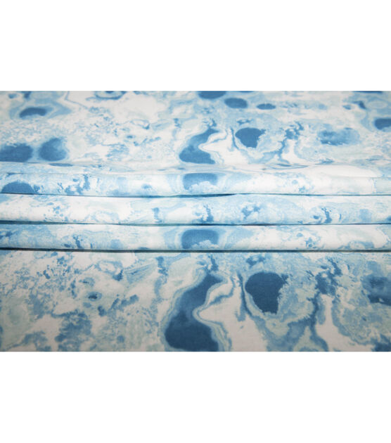 Super Snuggle Blue Jelly Tie Dye Flannel Fabric Joann