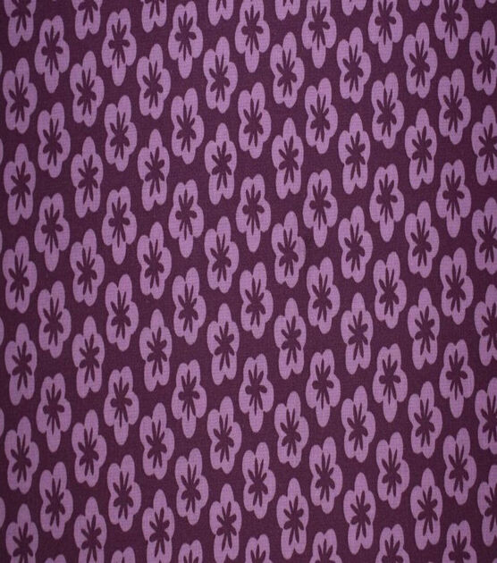 Purple Hawaiian Floral Quilt Cotton Fabric By Quilters Showcase Joann
