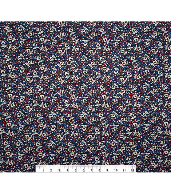 I Woof You On Blue Patriotic Glitter Cotton Fabric Joann