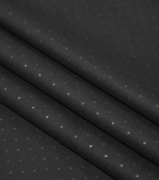 Black Pin Dots Quilt Foil Cotton Fabric By Keepsake Calico Joann