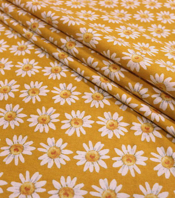 Daisy Yellow Super Snuggle Cotton Fabric Joann
