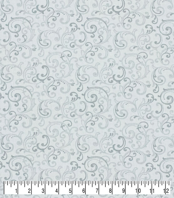 Dotted Scrolls Quilt Metallic Cotton Fabric By Keepsake Calico Joann