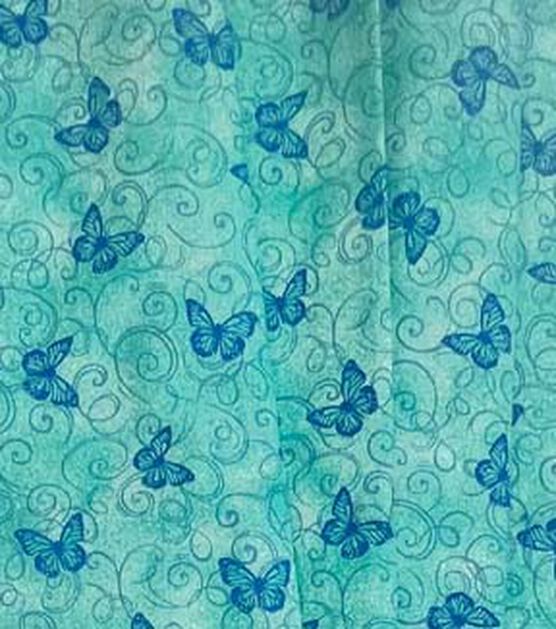 Fabric Traditions Blue Butterflies Cotton Fabric By Keepsake Calico Joann