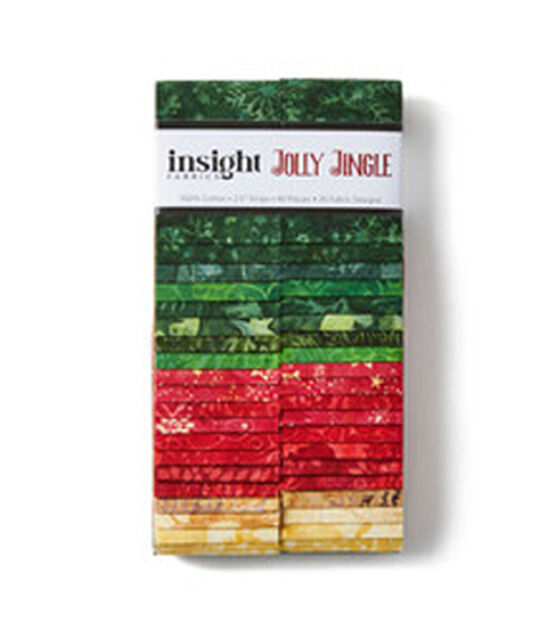 25 X 42 Jolly Jingle Batik Christmas Cotton Fabric Roll 40ct Joann