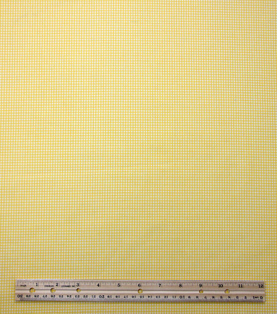 Sun Yellow Gingham Quilt Cotton Fabric By Quilters Showcase Joann