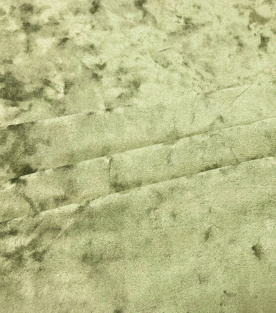 Green High Shine Crushed Velvet Fabric Joann