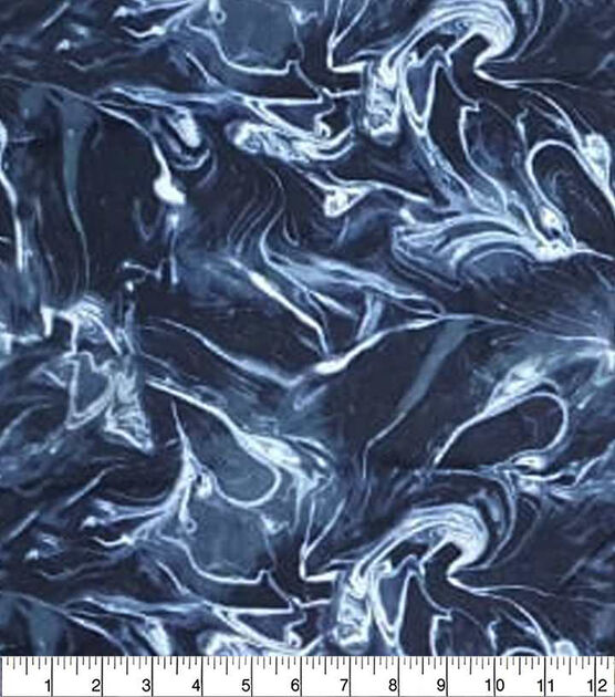 Oil Slick Dark Blue 108in Wide Premium Cotton Fabric Joann