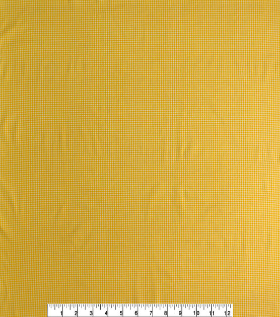 Yellow Gingham Cotton Fabric By Keepsake Calico Joann