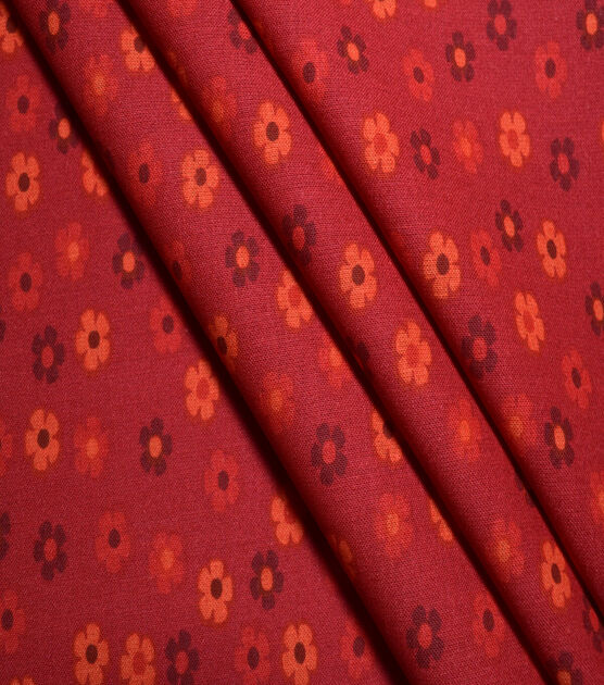 Red Ditsy Floral Quilt Cotton Fabric By Quilters Showcase Joann
